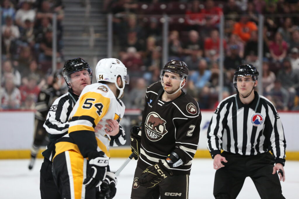 Jake Massie: Credit Tori Hartman Hershey Bears · Chocolate Hockey